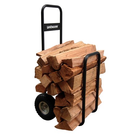 Landmann Black Firewood Caddy With Black Cover 82427 | Zoro