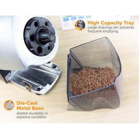 Bostitch Super Pro 6 Commercial Electric Pencil Sharpener, Gray/Black ...