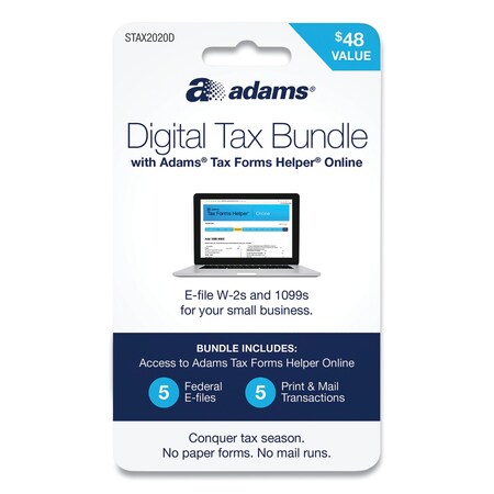 Adams Business Forms 2020 Digital Tax Bundle, 1099-MISCs; 1099-NECs; W ...