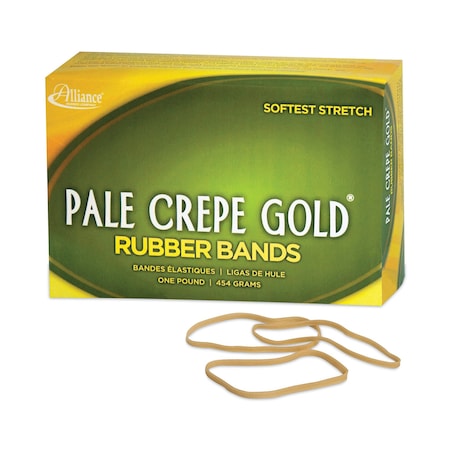 Alliance Rubber Pale Crepe Gold Rubber Bands, Size 33, 0.04" Gauge ...