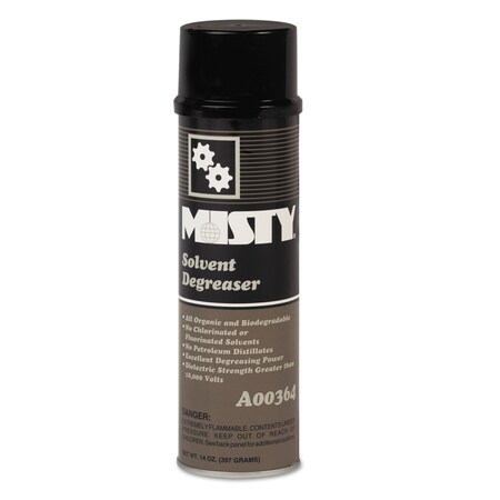 Misty Cleaners & Detergents, 20 oz. Aerosol Can, Liquid, 12 PK 1033954 ...