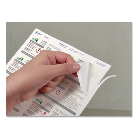 Avery UltraDuty Chemical Waterproof and UV Resistant Labels, 2x4, Wht ...