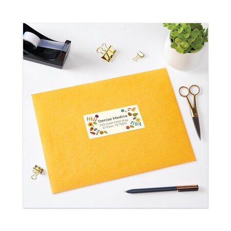 Avery WeatherProof Durable Mailing Labels, Laser Printers, 2x4, Wht ...