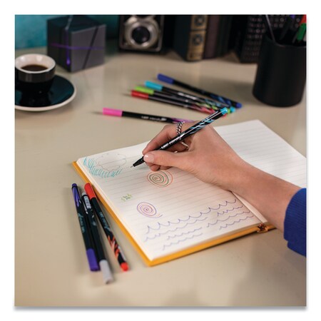 Bic Intensity Stick Porous Point Marker Pen, 0.4mm, Assorted, PK21 ...