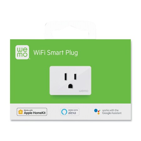Wemo WiFi Smart Plug, 2.05 x 1.34 x 1.81 WSP080 | Zoro