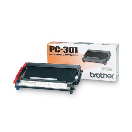 Brother PC-301 Thermal Transfer Print Cartridge, 250 Page-Yield, Black ...