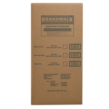 Boardwalk Oil-Based Sweeping Compound, Powder, Grit, 100-lb Box BWK9100 ...