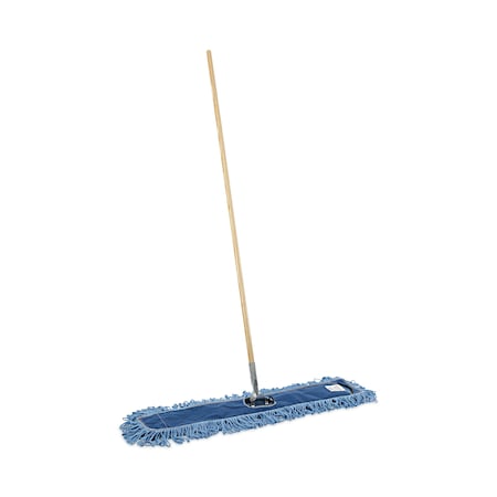Boardwalk 60 in L Dust Mop, Looped-End, Blue, Synthetic BWKHL365BSPC | Zoro