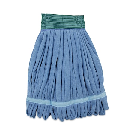 Boardwalk Medium Looped-End Wet Mop, Blue, Microfiber, PK12, BWKMWTMBCT ...