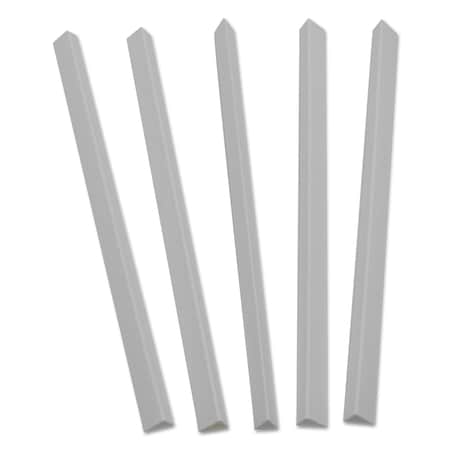 C-Line Products Slide-N-Grip Binding Bars 11 x 1/2", White, Pk100 34227 ...