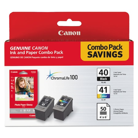 Canon Ink Cartridge, InkPaper Combo 0615B009 | Zoro