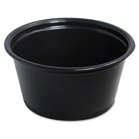 Dart Conex Complements Plastic Portion Cup, 2 oz., Black, PK2500 ...