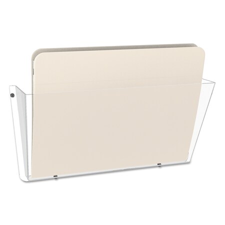 Deflecto Wall File, Single Pocket, Clear 63201 | Zoro