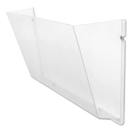 Deflecto Wall File, Single Pocket, Clear 63201 | Zoro