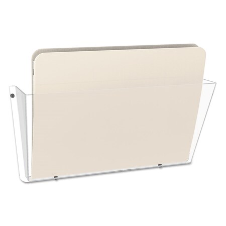 Deflecto Wall File, Single Pocket, Clear 63201 | Zoro