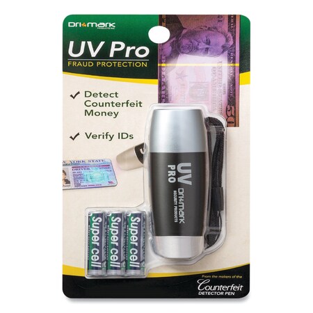 Dri Mark UV Pro Ultraviolet Counterfeit Detecto, UV Light; Watermark, U ...