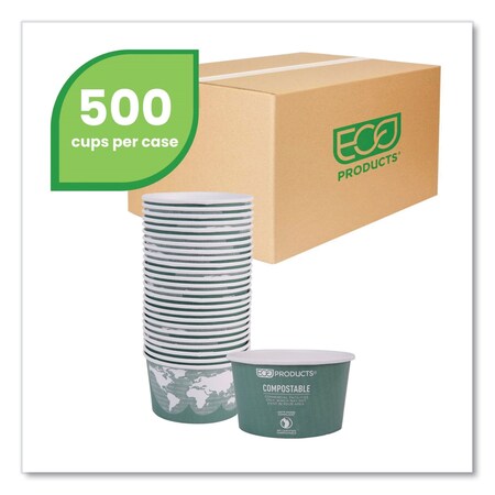 Eco-Products World Art Renewable and Compostable Food Container, 12oz ...