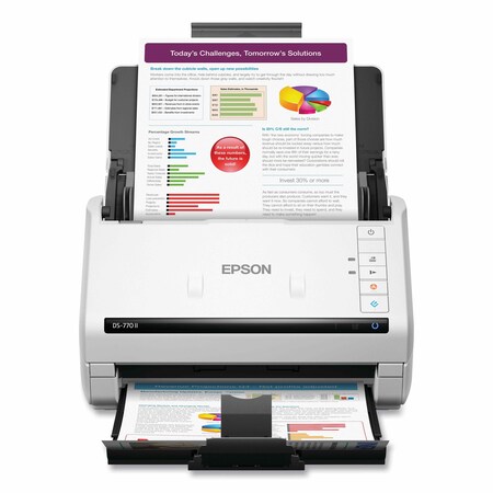 Epson DS-770 II Color Duplex Document Scanner, 600 dpi Opt Resolution ...