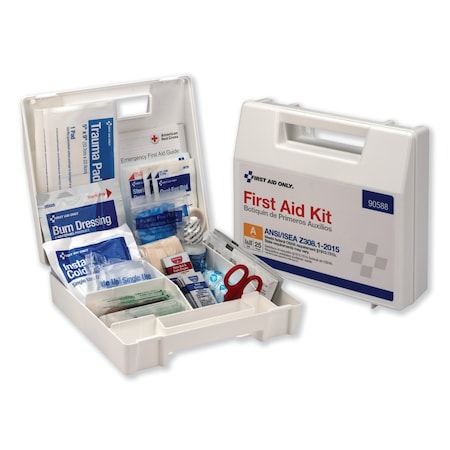 First Aid Only ANSI 2015 Compliant Class A Type I & II First Aid Kit ...