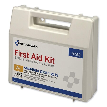 First Aid Only ANSI 2015 Compliant Class A+ Type I & II First Aid Kit ...