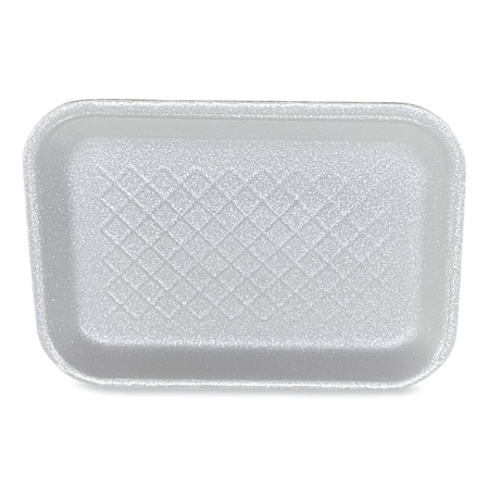 Gen Meat Trays, No 2S, 8.5 x 6 x 0.7, White, 500PK 2SWH | Zoro