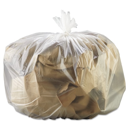 Gen 33 gal Trash Bags, 33 in x 39 in, Heavy-Duty, 13 microns, Natural ...