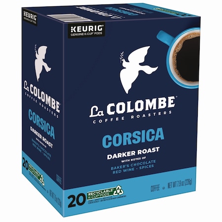 La Colombe Coffee K-Cup Pods, Corsica Dark Roast, 20PK 5000380614 | Zoro