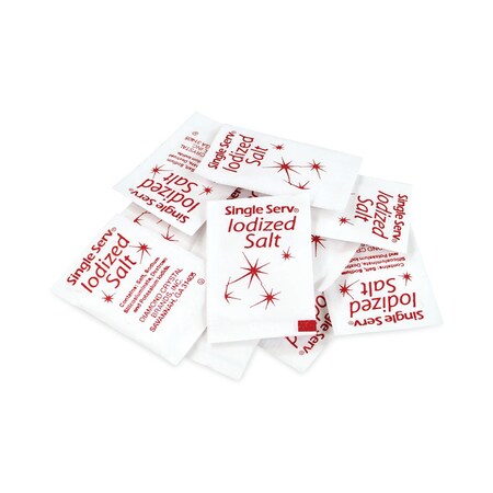 Diamond Crystal Iodized Salt Packet, 0.6 g Packet, PK3000 100501 | Zoro
