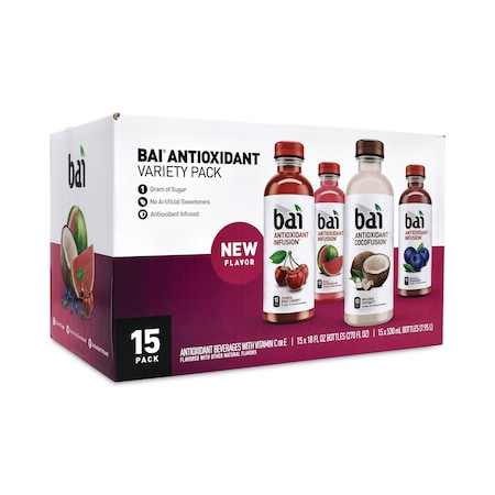 Bai Beverages, Brasilia Blueberry; Kula Watermelon; Molokai Coconut ...