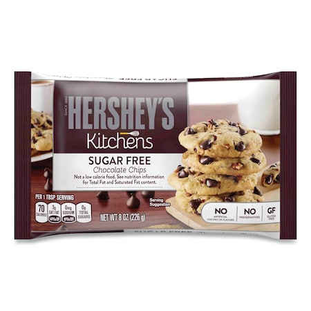 Hersheys Sugar Free Chocolate Chips, 8 oz Bag, PK2 14134 | Zoro