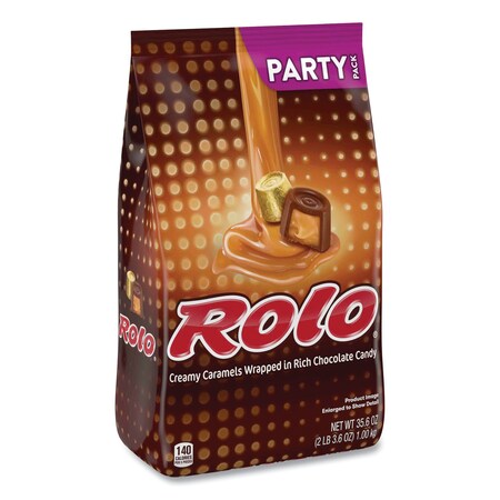 Rolo Party Pack Creamy Caramels Wrapped in Rich Chocolate Candy, 35.6oz ...