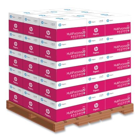 Hp MultiPurpose20 Paper, 96 Bright, 20 lb Bond Weight, 8.5 x 11, White ...
