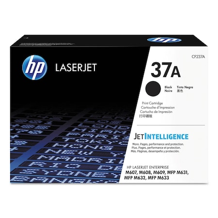 Hp HP 37A CF237A Original Laser Toner Cartridge - Black - 1 Each ...