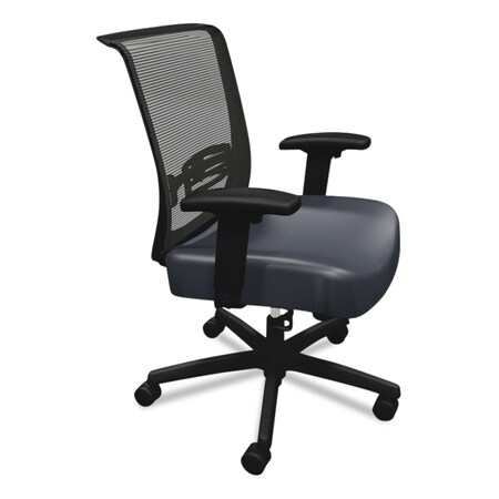 Hon Convergence Mid-Back Task Chair with Swivel-Tilt Control, Navy ...