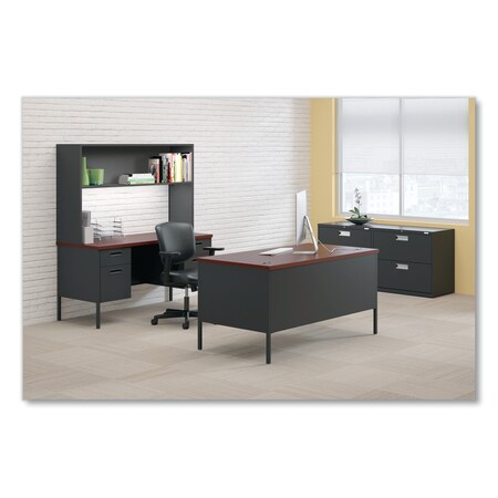 Hon Pedestal Desk Metro Classic Double Pedestal Desk, 30 in D X 29-1/2 ...