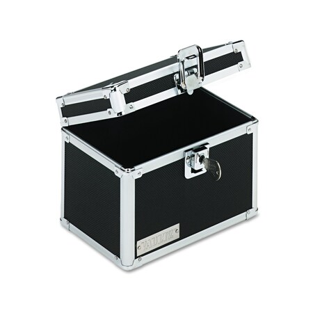 Vaultz Locking Index Card File with Flip Top, Holds 450 4 x 6 Cards, 7 ...