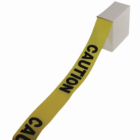 Impact Products Barrier Tape Polyethylene Yellow/Black, 3" W x 1000 ft ...