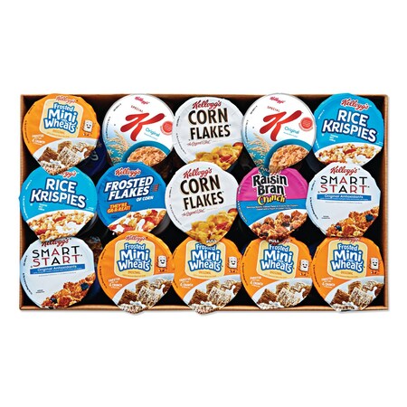 Kelloggs Breakfast Cereal - Single Serve, Classic Assortment, 2.1 oz ...