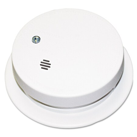 Kidde Battery-Operated Smoke Alarm Unit, 9V, 85db Alarm, 3 7/8" dia 408 ...