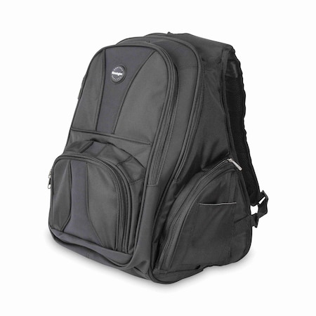 Kensington Contour Laptop Backpack, Nylon, 15 3/4 x 9 x 19 1/2, Black ...
