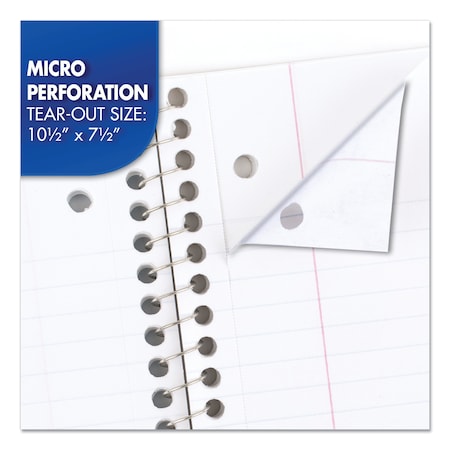 Mead Spiral Notebook, 1 Sub, Medium/College, Assorted, 10.5x8, 70 Shts ...