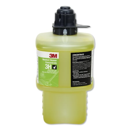 3M Neutral Cleaner Concentrate 3P, Fresh Scent, 0.53 gal Bottle, PK6 ...