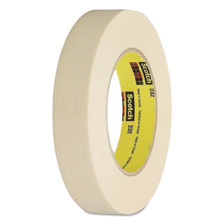 Scotch High-Performance Masking Tape 232, 3" Core, 12 mm x 55 m, Tan ...