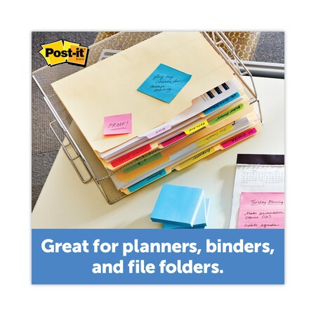 Post-It File Tabs, 2x1 1/2, Assorted Primary, PK30 686ROYGB | Zoro