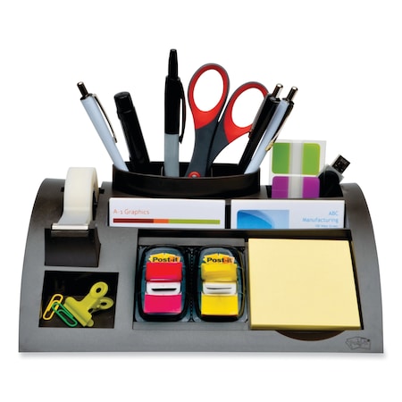 Post-It Notes Dispenser w/Weighted Base, Plastic, 10.25" x 6.75" x 2.75 ...