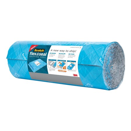 Scotch Flex and Seal Shipping Roll, 15" x 10 ft, Blue/Gray FS1510 | Zoro