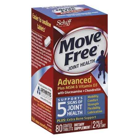 Move Free Move Free Advanced Plus MSM and Vitamin D3 Joint Health ...