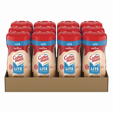 Coffee Mate Powdered Original Lite Creamer, 11 oz Canister, PK12 ...