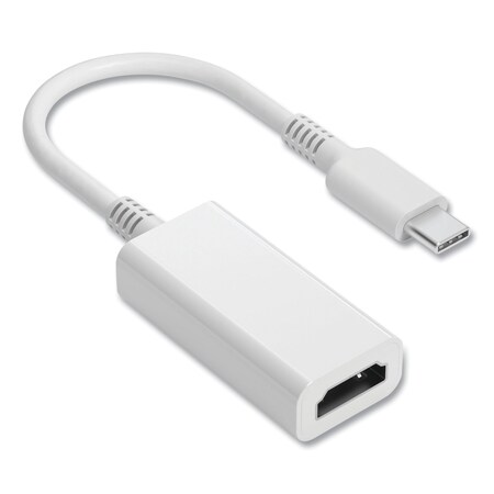 Nxt Technologies USB-C to HDMI Adapter, 6", White NX52345 | Zoro