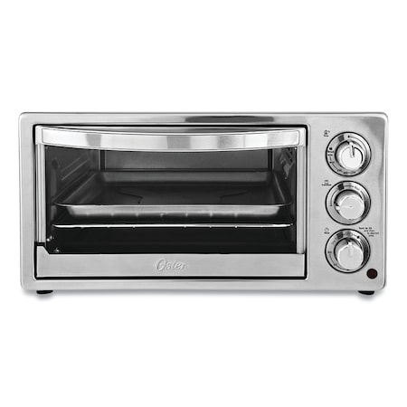 Oster Convection Toaster Oven, 6-Slice, 16.8x13.1x9, Stainless Steel ...